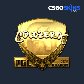 Sticker | coldzera (Gold) | Krakow 2017 - CSGOSKINS.GG