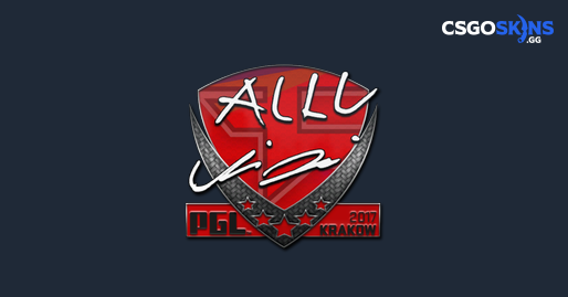 Sticker | allu | Krakow 2017 - CSGOSKINS.GG