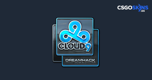 Sticker | Cloud9 (Foil) | DreamHack 2014 - CSGOSKINS.GG