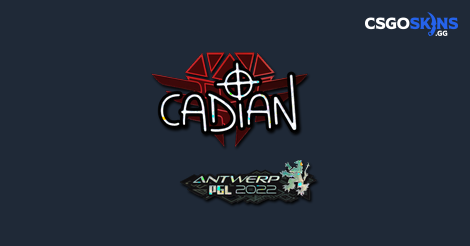 Sticker | cadiaN (Glitter) | Antwerp 2022 - CSGOSKINS.GG