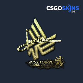 Sticker | juanflatroo (Gold) | Antwerp 2022 - CSGOSKINS.GG