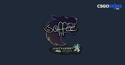 Sticker | saffee (Glitter) | Antwerp 2022 - CSGOSKINS.GG