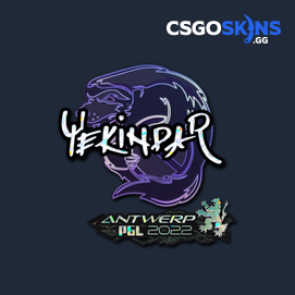 Sticker | YEKINDAR (Glitter) | Antwerp 2022 - CSGOSKINS.GG
