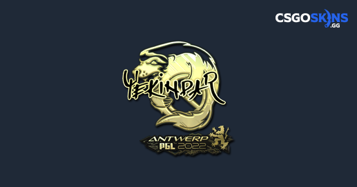 Sticker | YEKINDAR (Gold) | Antwerp 2022 - CSGOSKINS.GG