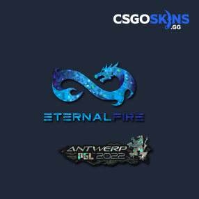 Sticker | Eternal Fire (Glitter) | Antwerp 2022 - CSGOSKINS.GG