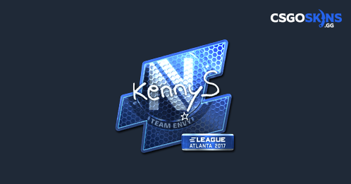 Sticker | kennyS (Foil) | Atlanta 2017 - CSGOSKINS.GG
