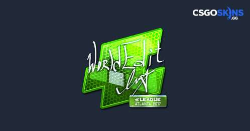 Sticker | WorldEdit (Foil) | Atlanta 2017 - CSGOSKINS.GG