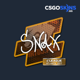 Sticker | Snax | Atlanta 2017 - CSGOSKINS.GG