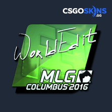 Sticker | WorldEdit (Foil) | MLG Columbus 2016 - CSGOSKINS.GG
