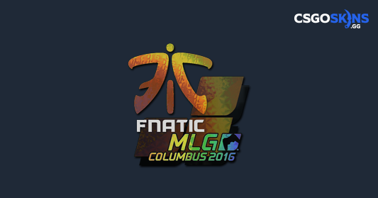 Sticker | Fnatic (Holo) | MLG Columbus 2016 - CSGOSKINS.GG