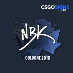 Sticker | NBK- | Cologne 2016 - CSGOSKINS.GG