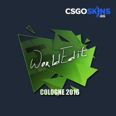 Sticker | WorldEdit | Cologne 2016 - CSGOSKINS.GG