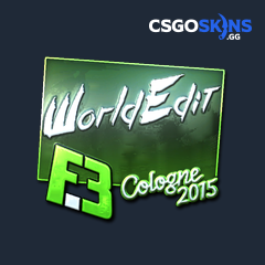 Sticker | WorldEdit (Foil) | Cologne 2015 - CSGOSKINS.GG