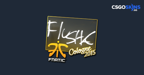 Sticker | flusha | Cologne 2015 - CSGOSKINS.GG