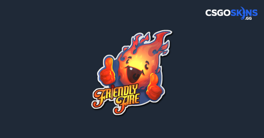 Sticker | Friendly Fire - CSGOSKINS.GG