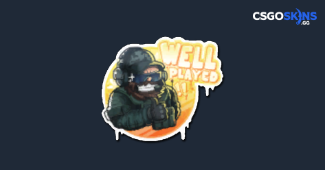 Sticker | Well Played - CSGOSKINS.GG