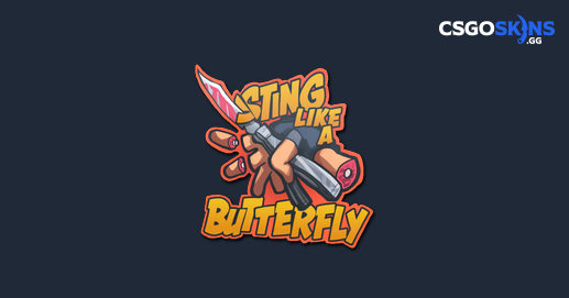 Sticker | Sting Like A Butterfly - CSGOSKINS.GG