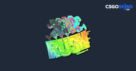 Sticker | Rush 4x20 (Holo) - CSGOSKINS.GG