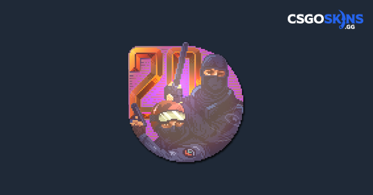 Sticker | CS20 Classic (Holo) - CSGOSKINS.GG