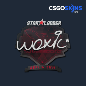 Sticker | woxic | Berlin 2019 - CSGOSKINS.GG