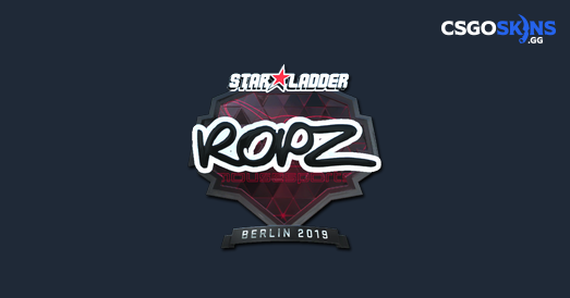 Sticker | ropz (Foil) | Berlin 2019 - CSGOSKINS.GG