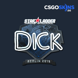 Sticker | DickStacy (Foil) | Berlin 2019 - CSGOSKINS.GG