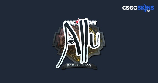 Sticker | allu (Foil) | Berlin 2019 - CSGOSKINS.GG