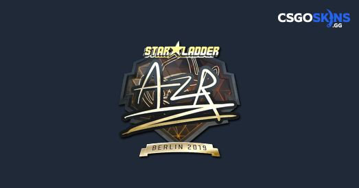 Sticker | AZR (Gold) | Berlin 2019 - CSGOSKINS.GG